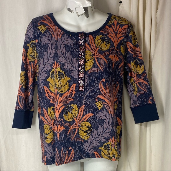 Sundance | Tops | Sundance Mp M P Thermal Top 34 Sleeve Faux Button ...